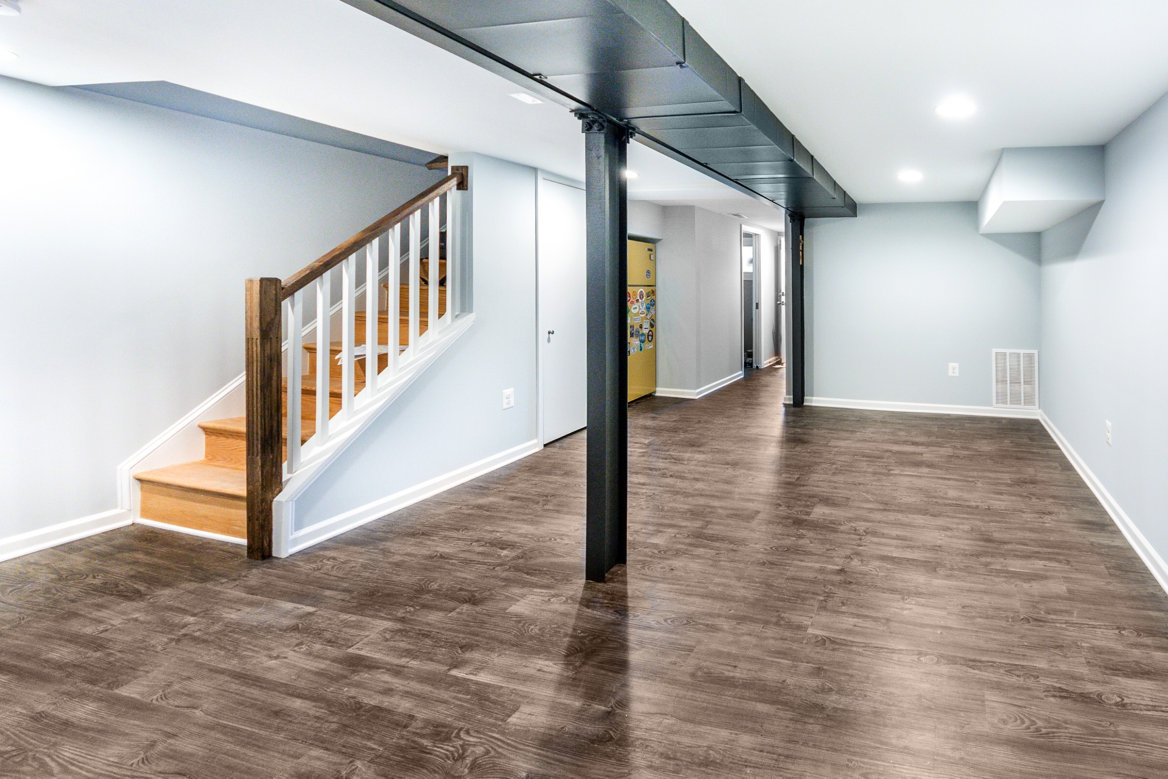 Urban style basement finishing in Washington, DC