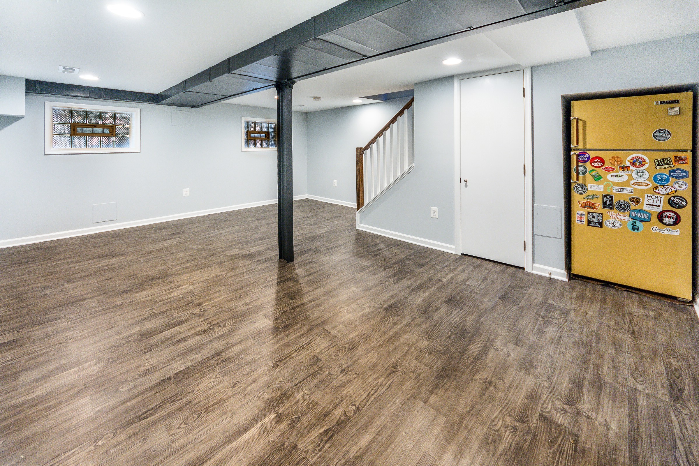 Urban style basement finishing in Washington, DC