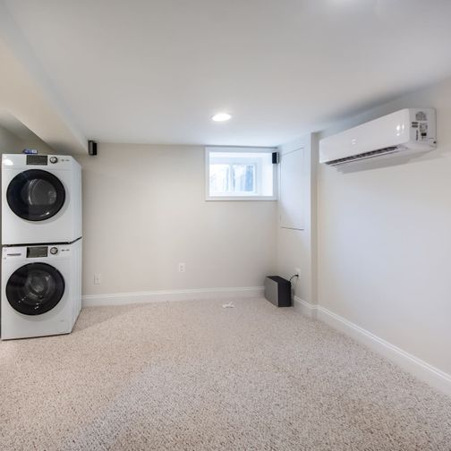Laundry for your basement | BasementRemodeling.com ideas