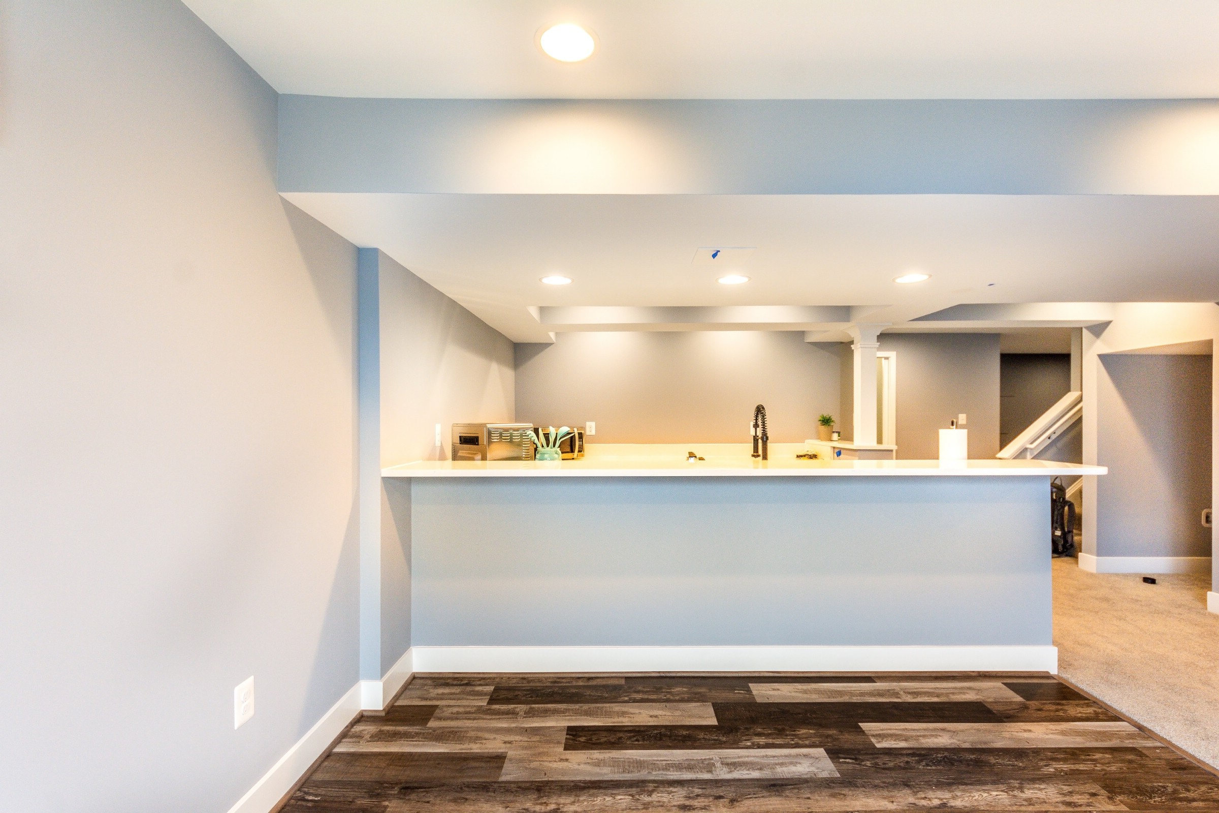 Modern Minimalistic Basement Finishing