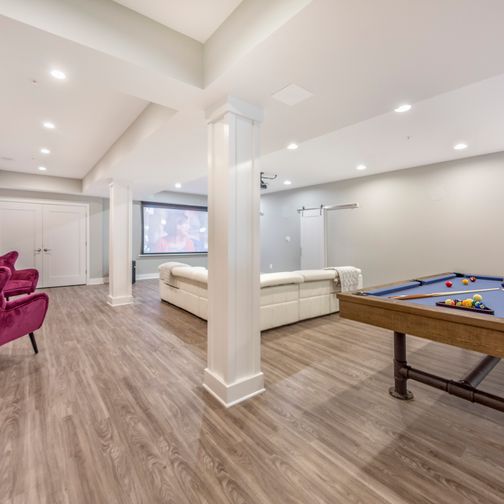 Stand-alone Columns for your basement | BasementRemodeling.com ideas
