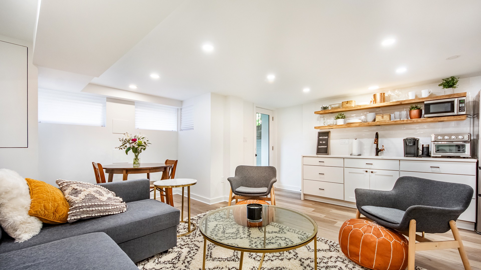 Modern Basement Finishing in Washington, DC