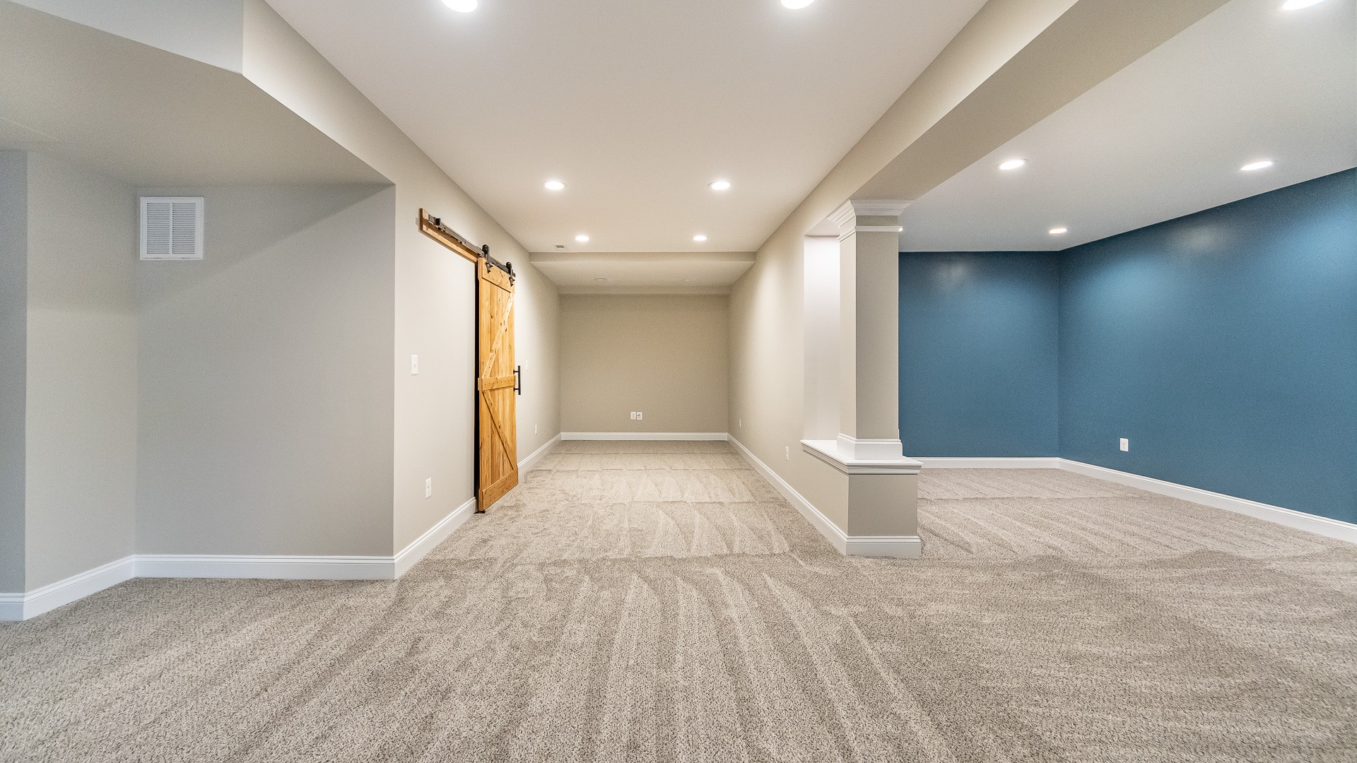 Renovated Basement with a beautiful bathroom