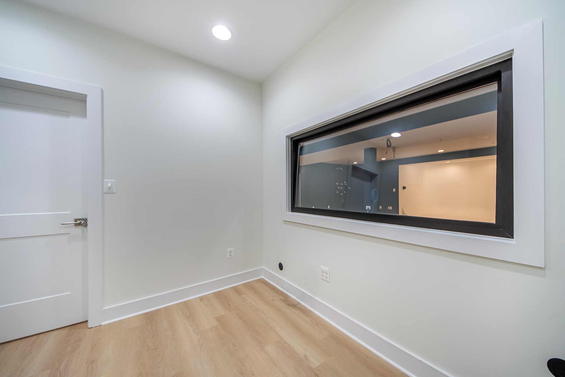 Basement remodel converted into a recording studio